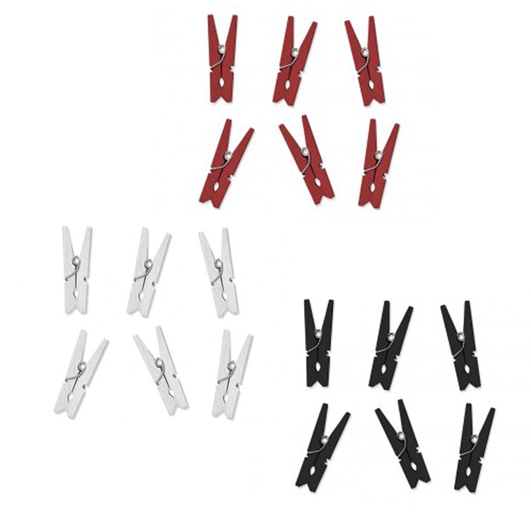 Mini Tøjklemmer 10 stk. 35mm | Fine små klemmer til bordpynt mm. | Find ...