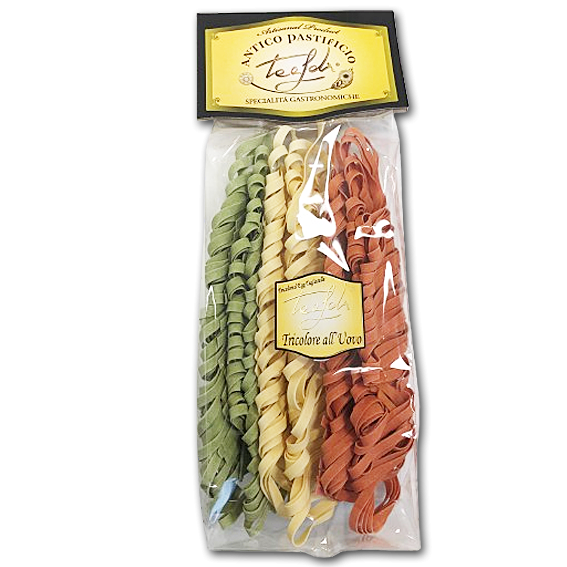 Tagliatelle Tricolore Pasta med æg | Italiensk pasta | Italienske ...